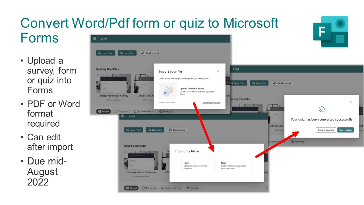 Convert Word And Pdf Form Or Quiz To Microsoft Forms Super Simple 365