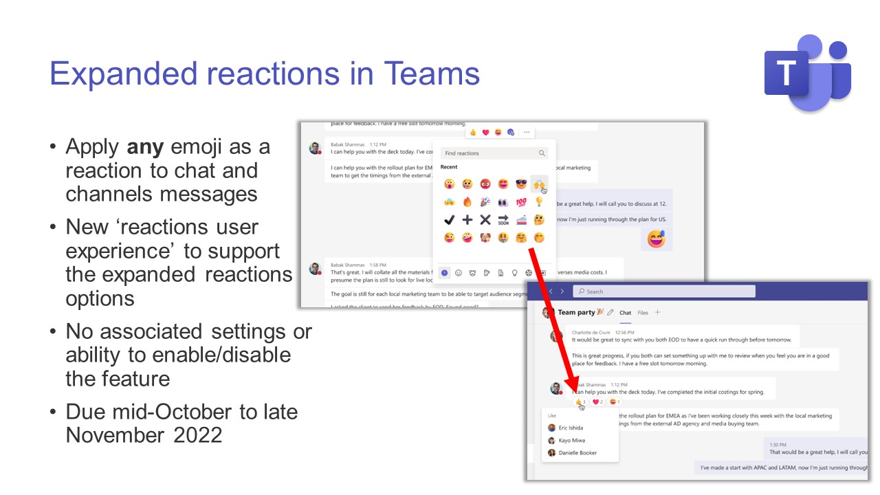 Expanded Reactions In Microsoft Teams Super Simple 365